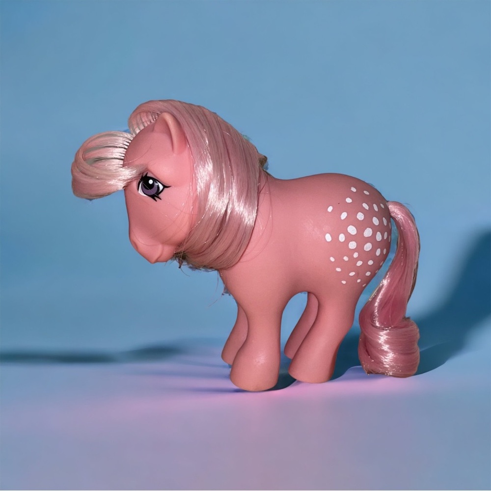 1982 Vintage My Little Pony Cotton Candy Pink With Wh… - Gem